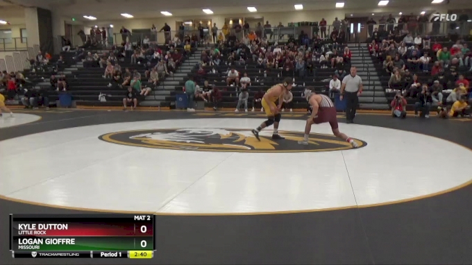 149 lbs Semifinal - Kyle Dutton, Little Rock vs Logan Gioffre, Missouri