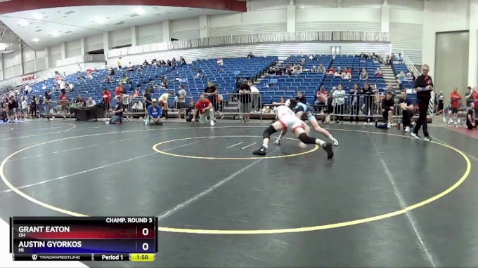144 lbs Champ. Round 3 - Grant Eaton, OH vs Austin Gyorkos, MI