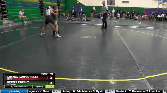 115 lbs Champ. Round 1 - Summer Murphy, Cleveland vs Dariana Campos ...