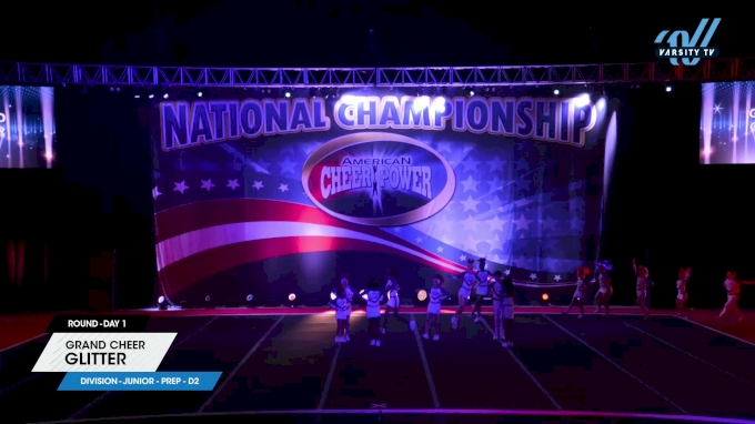 Grand Cheer - Glitter [2024 L1.1 Junior - PREP - D2 Day 1] 2024 Cheer ...