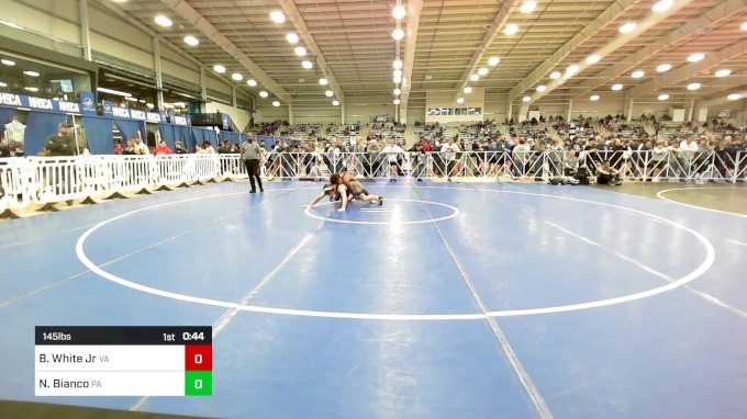 145 lbs Consi Of 32 #2 - Benjamin White Jr, VA vs Nick Bianco, PA
