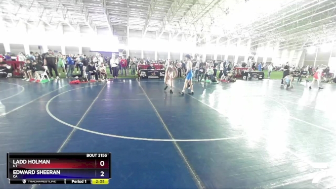 144 lbs Champ. Round 2 - Ladd Holman, UT vs Edward Sheeran, CA