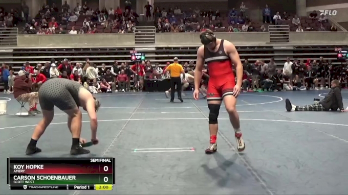 285 Championship Bracket Semifinal - Koy Hopke, Amery vs Carson ...