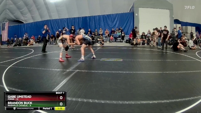 126 lbs Finals (2 Team) - Brandon Buck, Nashville Catholic vs Gabe ...