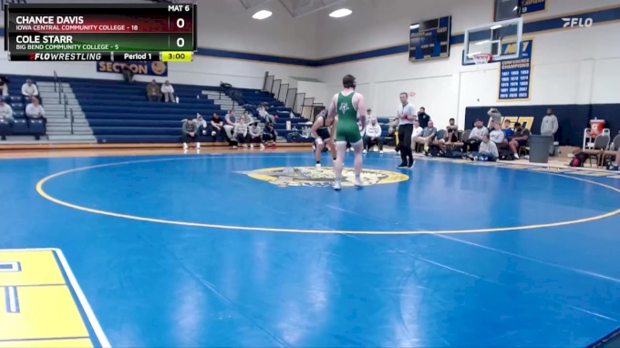 157 lbs Round 5 (6 Team) - Chance Davis, Iowa Central Community College ...