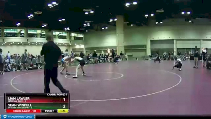 113 lbs Champ Round 1 (16 Team) - Liam Lawler, Nauman Blue vs Sean ...
