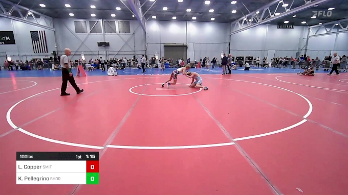 100 lbs Semifinal - Lucas Copper, Smitty's Wrestling Barn vs Kurt ...