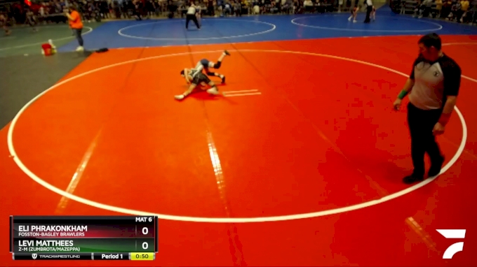 88 lbs Champ. Round 1 - Eli Phrakonkham, Fosston-Bagley Brawlers vs ...