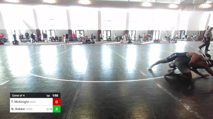 149 lbs Consi Of 4 - Tyler-Xavier McKnight, Davidson vs Nathaniel Askew ...