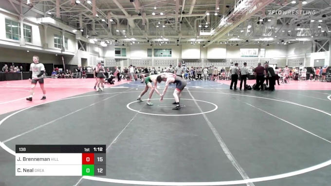138 lbs Semifinal - Jacob Brenneman, Hillbilly Hammers vs Caleb Neal ...
