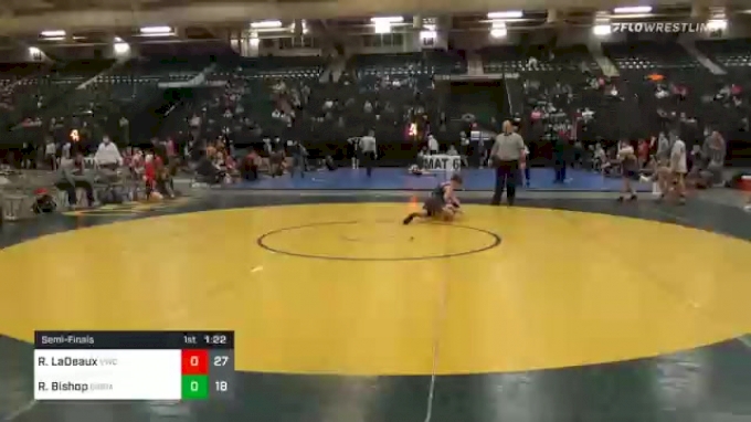96 lbs Semifinal - Robinson LaDeaux, Valentine Wrestling Club vs Riley ...