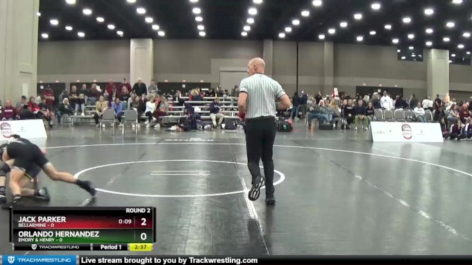 125 lbs Round 2 (4 Team) - Jack Parker, Bellarmine vs Orlando Hernandez ...