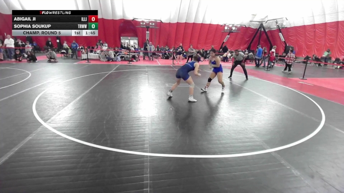 USA Junior Girls - 136-143 Champ. Round 5 - Abigail Ji, Illinois vs ...