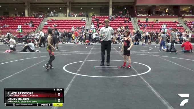 70 lbs Cons. Round 4 - Blaze Passmore, Chase County Wrestling Club vs ...