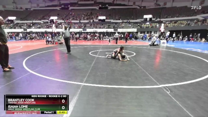 Rookie K-2 60 Semifinal - Isaiah Lome, Great Bridge Wrestling Club vs ...