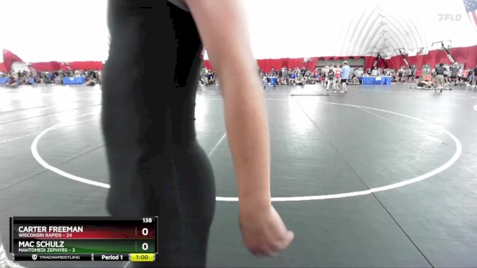 138 lbs Round 2 (6 Team) - Owen Eigen, Mahtomedi Zephyrs vs Gavin Jacob ...
