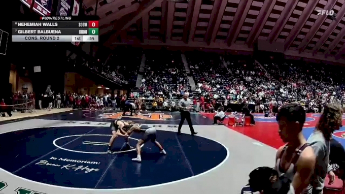 132-6A Cons. Round 2 - Gilbert Balbuena, Brookwood vs Nehemiah Walls ...
