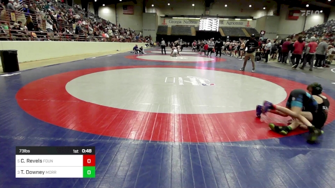 73 lbs Consolation - Cason Revels, Foundation Wrestling vs Tyler Downey ...