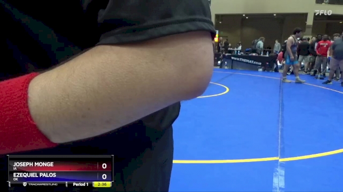 215 lbs Champ. Round 2 - Joseph Monge, IA vs Ezequiel Palos, OK