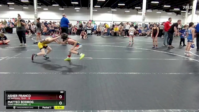 60 lbs Round 7 (8 Team) - Asher Franco, NC National Team vs Matteo ...