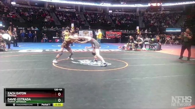 120-4A 5th Place Match - David Estrada, Thomas Jefferson vs Zach Eaton ...