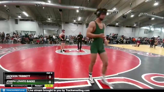 165 lbs Cons. Semi - Jackson Tribbett, Eaton vs Joseph Lovato Bakke, Falcon