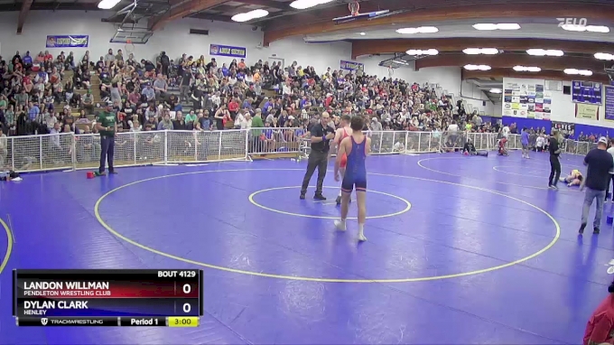132 lbs Quarterfinal - Landon Willman, Pendleton Wrestling Club vs ...