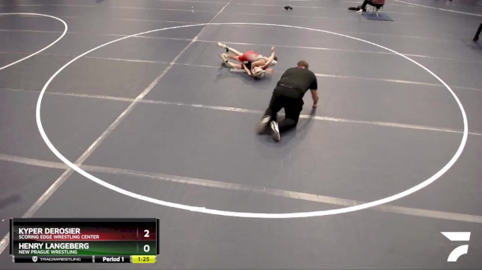 77 lbs Cons. Round 3 - Henry Langeberg, New Prague Wrestling vs Kyper ...