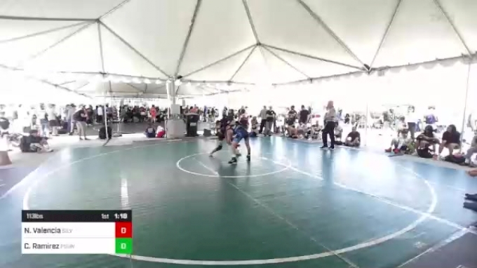 113 lbs Quarterfinal - Nathan Tomas Valencia, Silverback WC vs Camilo ...