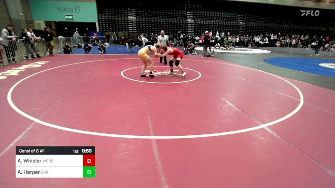 152 lbs Consi Of 8 #1 - Alexia Whisler, Earl Wooster vs Adyson Harper ...
