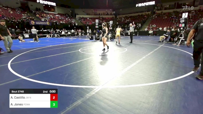 125 lbs Consi Of 8 #1 - Alissa Castillo, Jw North vs Alyssa Jones, Poway