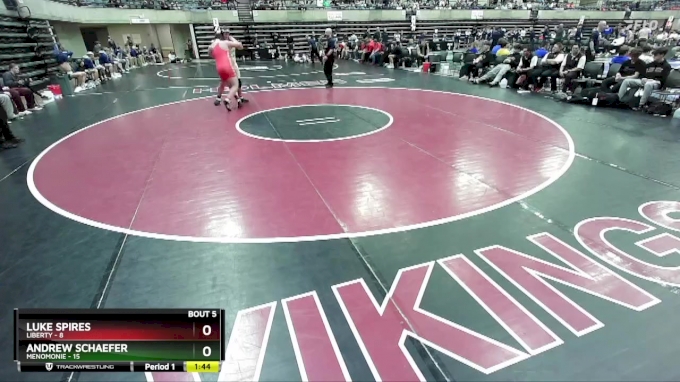 285 lbs Round 3 (4 Team) - Andrew Schaefer, Menomonie vs Luke Spires ...