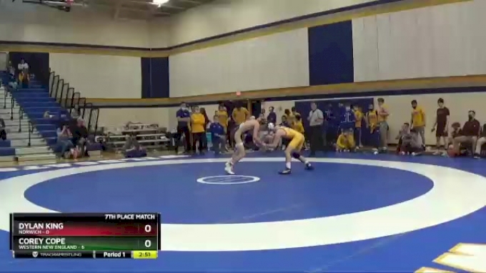 133 lbs Placement (16 Team) - Dylan King, Norwich vs Corey Cope ...