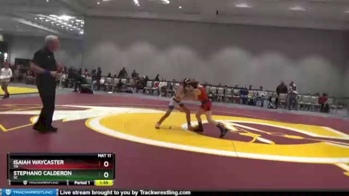 77 lbs Round 3 - Isaiah Waycaster, TN vs Stephano Calderon, SC