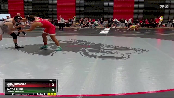 197 lbs Cons. Round 4 - Jacob Ruff, Central Methodist vs Erik Tomanek ...