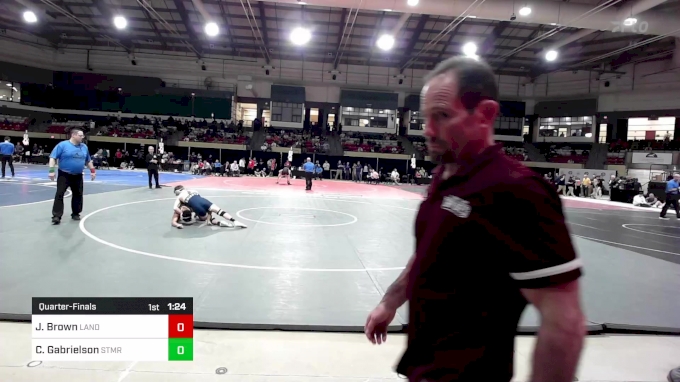 144 lbs Quarterfinal - Joel Brown, Landon vs Clayton Gabrielson, St ...