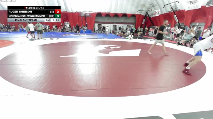 285 lbs Finals (2 Team) - Nehemiah Schwinghammer, Team Blue vs Ruger ...