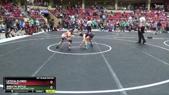 85 lbs 1st Place Match - Brekyn Boyle, Honey Badger Wrestling Club vs ...