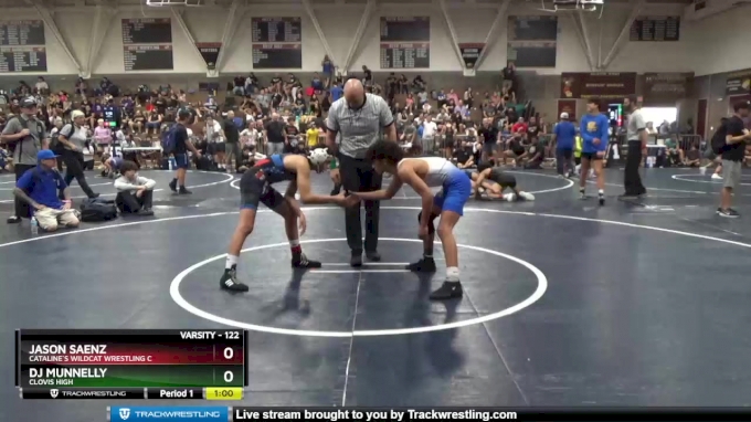 122 lbs Cons. Round 3 - Jason Saenz, Cataline`s WildCat Wrestling C vs ...