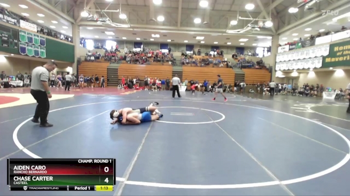 132 lbs Champ. Round 2 - Chase Carter, Casteel vs Aiden Caro, Rancho ...