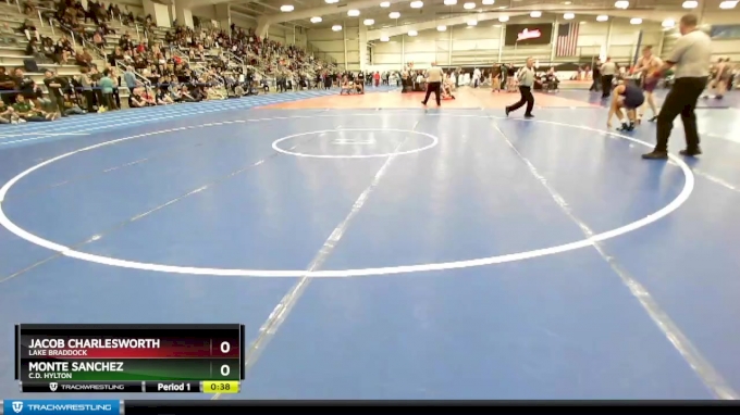 144 lbs Cons. Round 3 - Jacob Charlesworth, Lake Braddock vs Monte ...