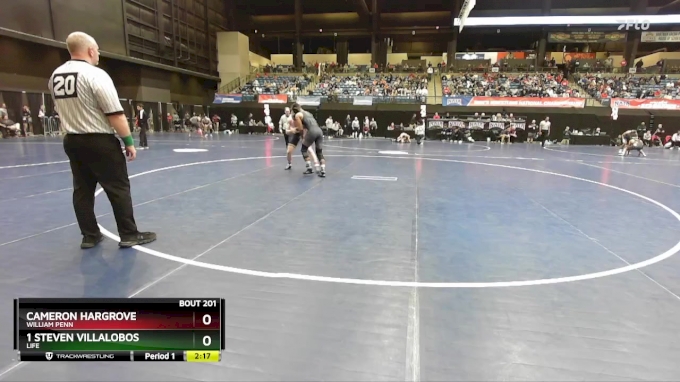 165 lbs Champ. Round 2 - 1 Steven Villalobos, Life vs Cameron Hargrove ...