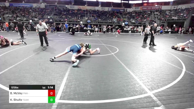 125 lbs Quarterfinal - Blake McVey, Purler Wrestling Academy vs Kale ...