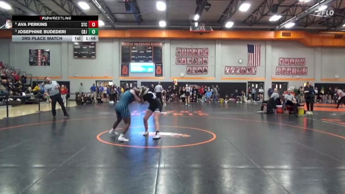 135 lbs 3rd Place Match - Ava Perkins, South Tama vs Josephine Budederi ...