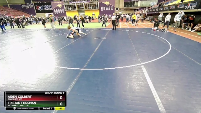 144 lbs Champ. Round 1 - Tristan Forsman, Vici Wrestling Club vs Aiden ...