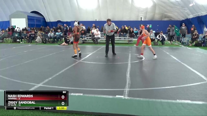 80 lbs Round 7 (10 Team) - Ziggy Sandobal, CP Elite vs Nash Edwards, Warner