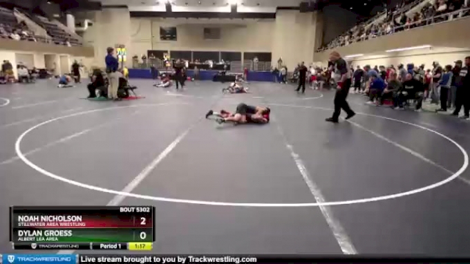 97 lbs 3rd Place Match - Dylan Groess, Albert Lea Area vs Noah ...