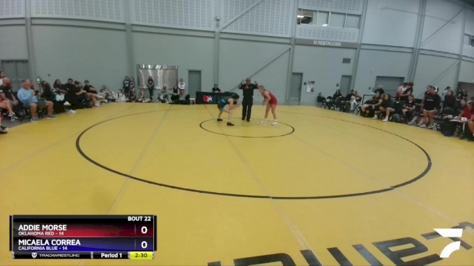 106 lbs 2nd Wrestleback (16 Team) - Addie Morse, Oklahoma Red vs ...