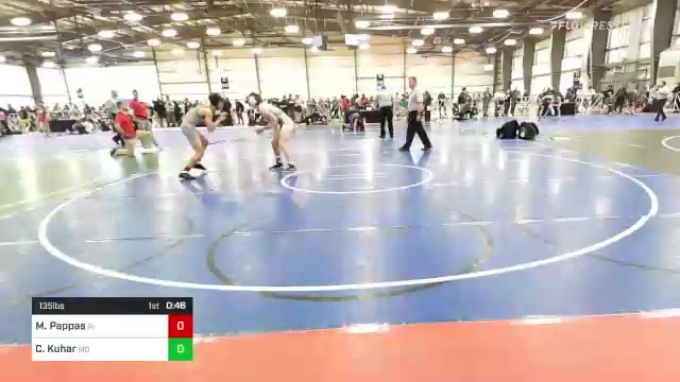135 lbs Consi Of 16 #2 - Matthew Pappas, RI vs Carter Kuhar, MD