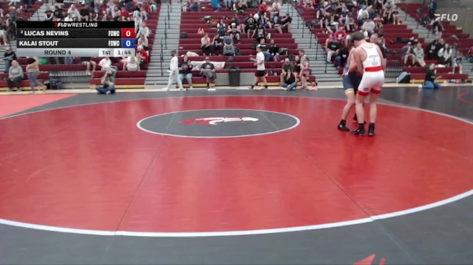 126 lbs Round 4 - Lucas Nevins, Fighting Squirrels Wrestling Club vs ...